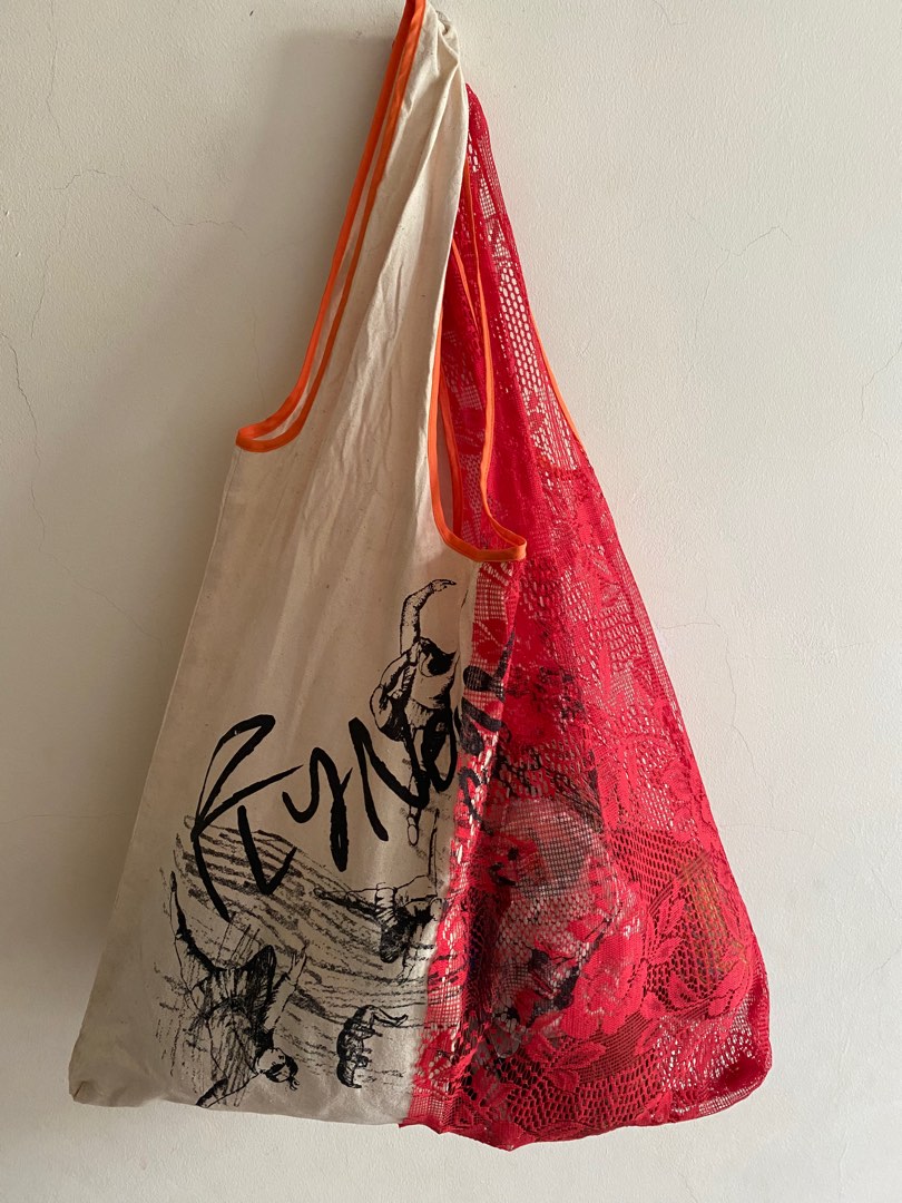 Fabric tote bag / dumping bag, Women's Fashion, Bags & Wallets, Tote ...