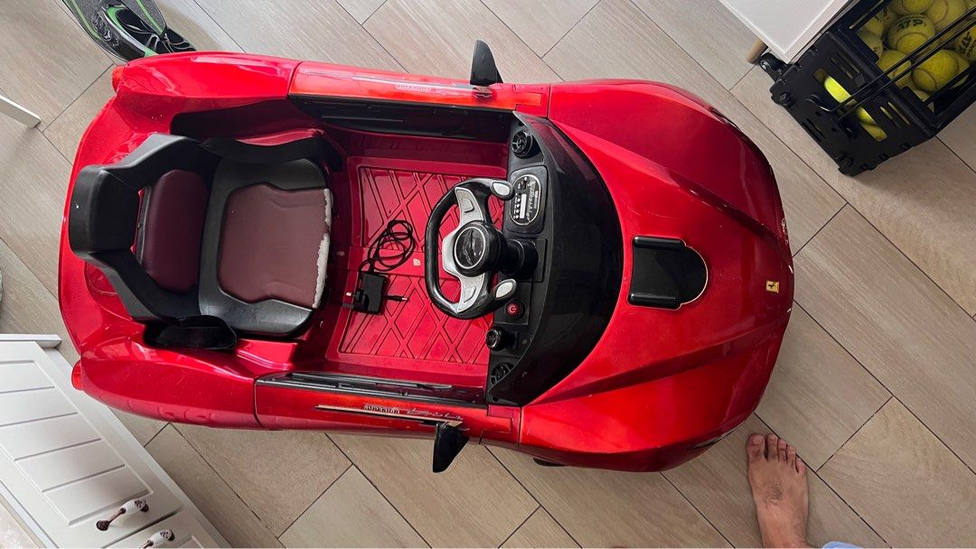 Ferrari Children Electric Car Ride, Hobbies & Toys, Toys & Games on ...
