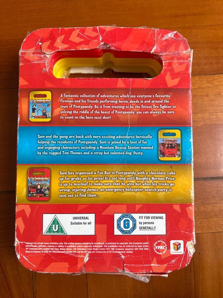 Fireman Sam (Rriple Pack), 興趣及遊戲, 音樂、樂器 & 配件, 音樂與媒體 - CD 及 DVD - Carousell