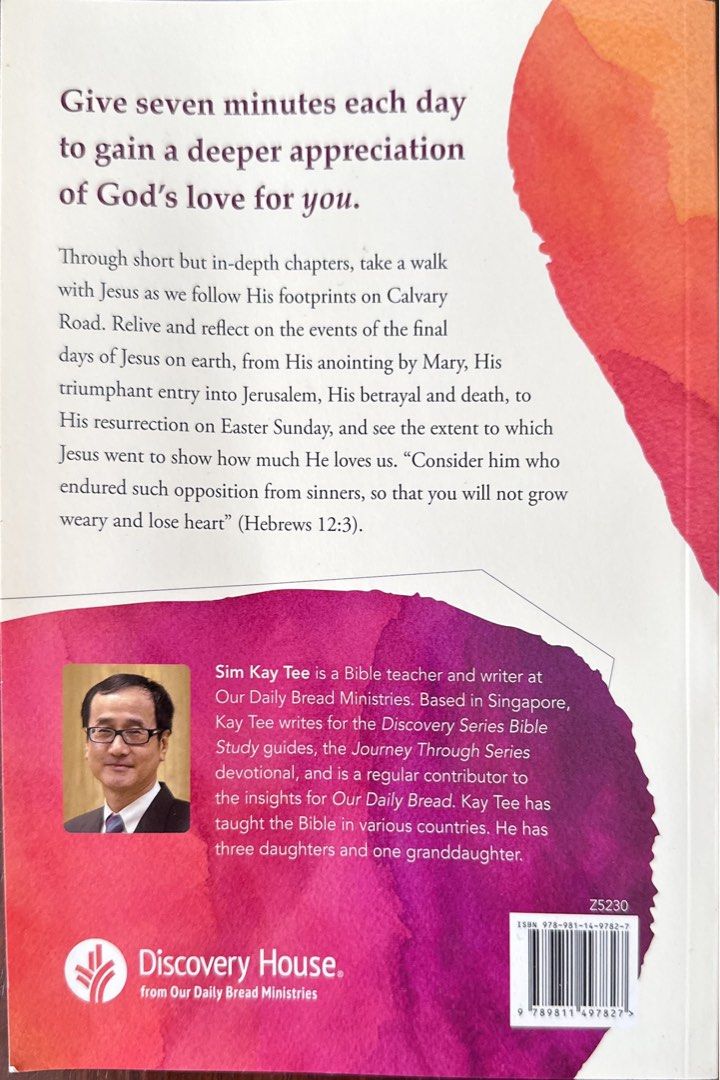 Footprints on Calvary Road : Walking with Jesus to the Cross by Sim Kay ...