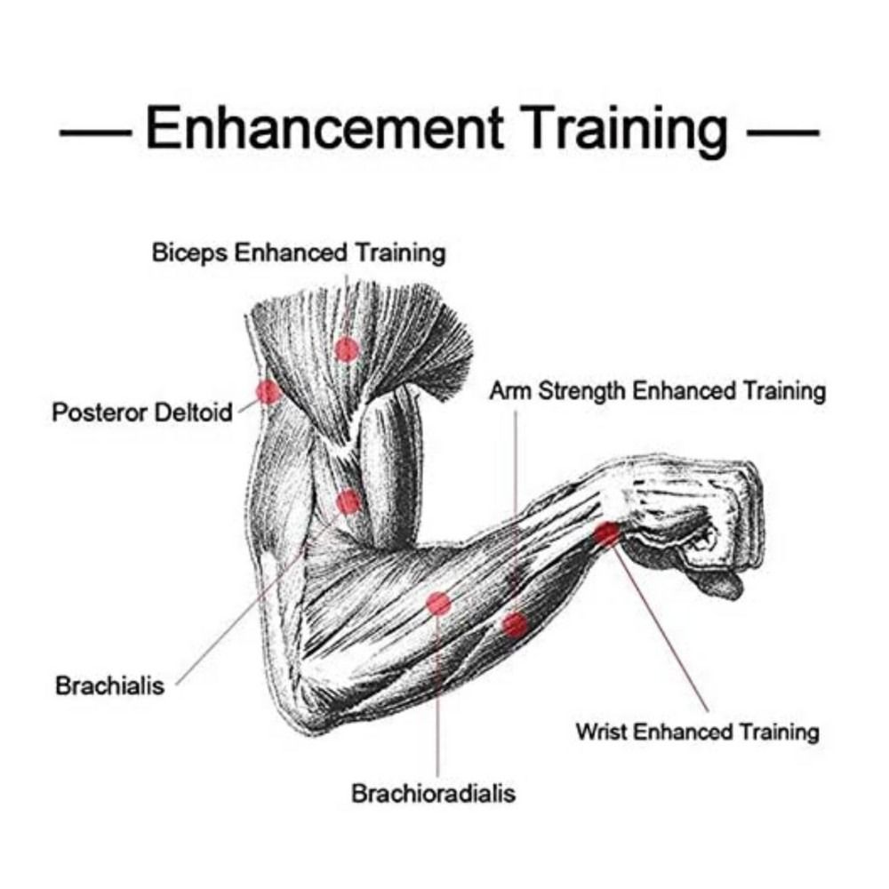 Forearm Wrist Forearm Blaster Training Trainer Exerciser Wrist Roller ...