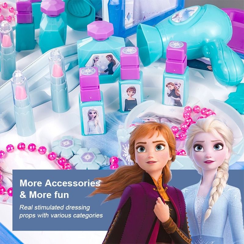 Frozen Elsa Kid Large Size Dressing Table Set with Magic Mirror ...