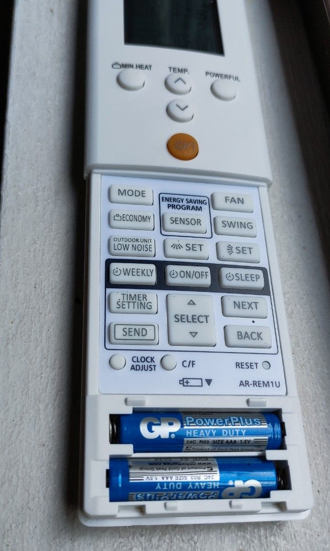 Fujitsu aircon remote control AR-REM1U, TV & Home Appliances, Air ...