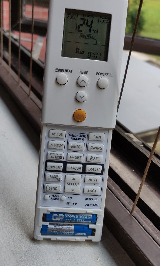 Fujitsu aircon remote control AR-REM1U, TV & Home Appliances, Air ...
