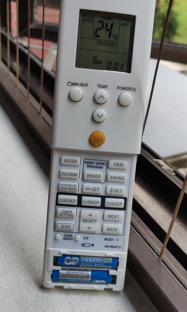 Fujitsu aircon remote control AR-REM1U, TV & Home Appliances, Air ...