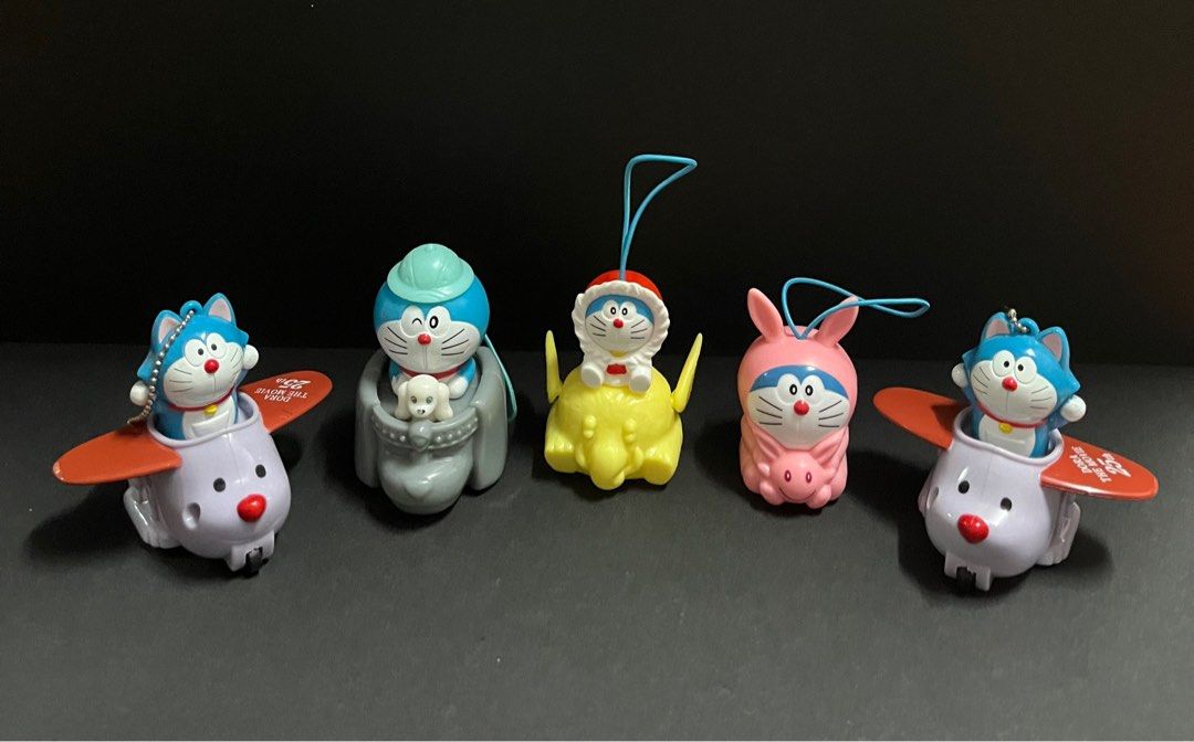 Fujiya Doraemon Keychains Toys Combo 5 pcs, Hobbies & Toys, Toys ...