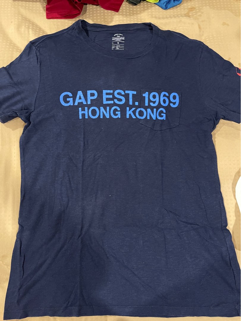GAP Hong Kong Shirt, Men's Fashion, Tops & Sets, Tshirts & Polo Shirts on Carousell