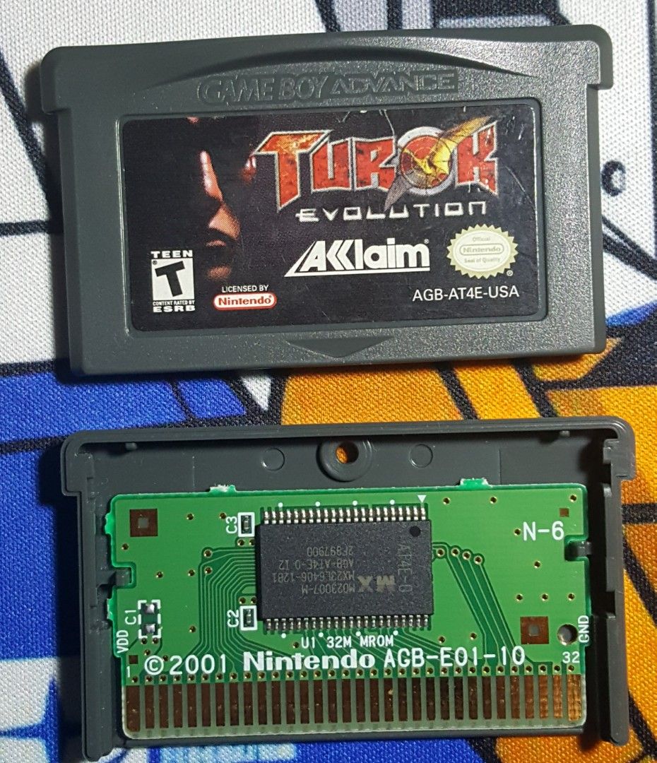 GBA Turok Evolution with 1 free case, Video Gaming, Video Games ...