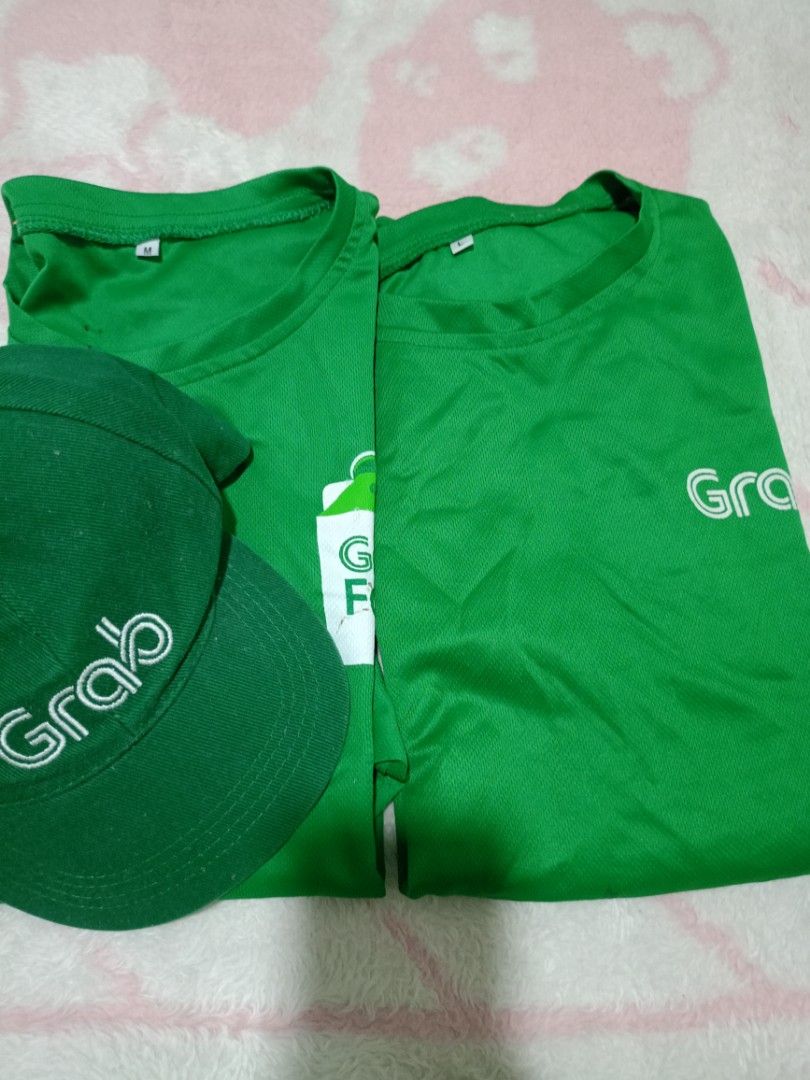 Grab Food/ Grab long sleeves and cap, Men's Fashion, Tops & Sets ...