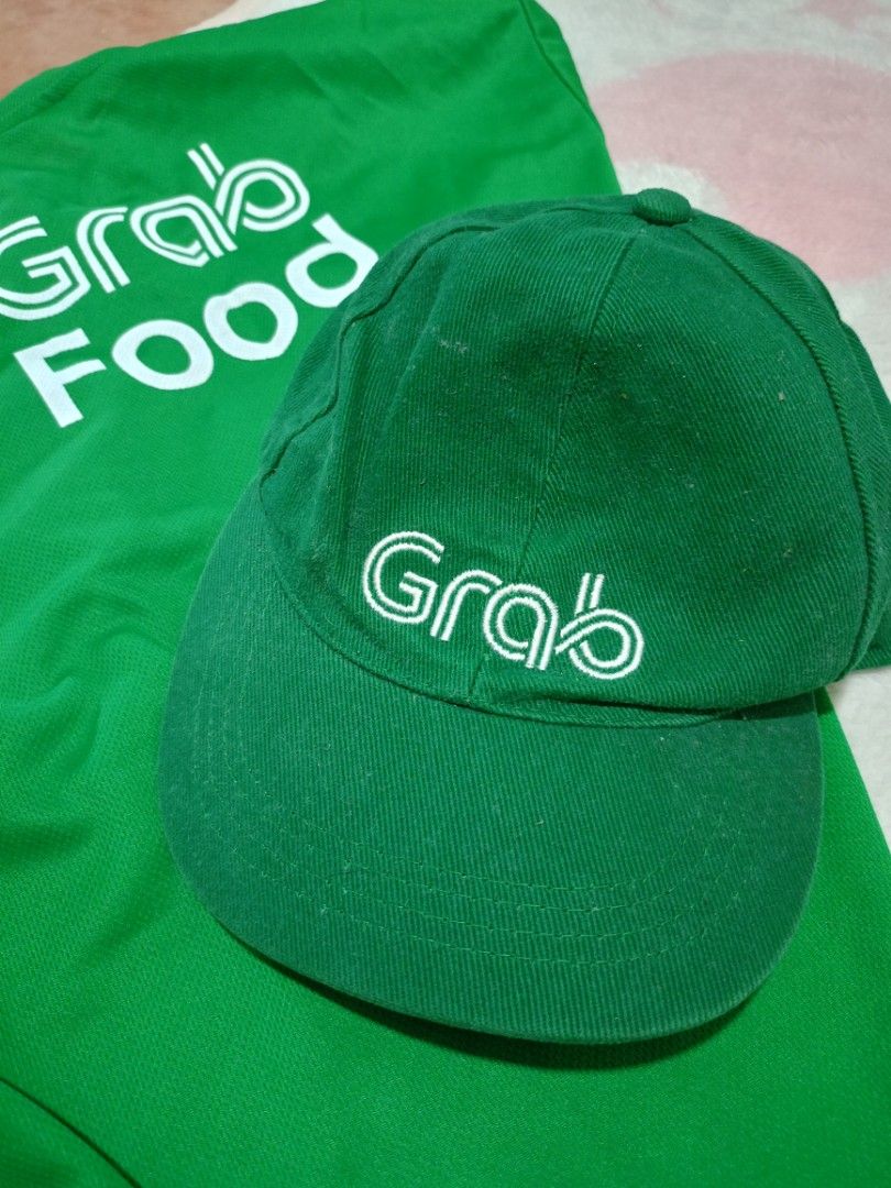Grab Food/ Grab long sleeves and cap, Men's Fashion, Tops & Sets ...