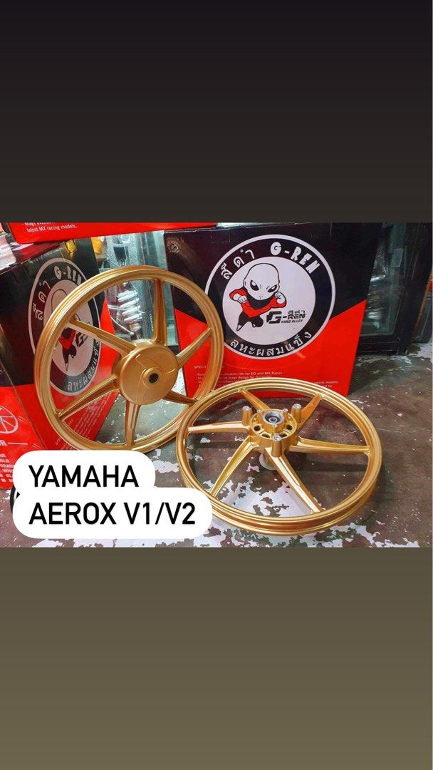 Gren/ G-REN Yamaha Aerox V1/V2, Motorcycles, Motorcycle Accessories on Carousell