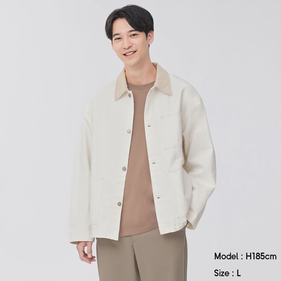 GU - Utility Work Jacket, Men's Fashion, Activewear on Carousell