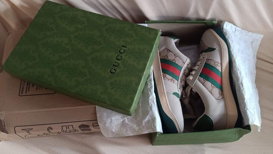 Gucci Screener, Luxury, Sneakers & Footwear on Carousell