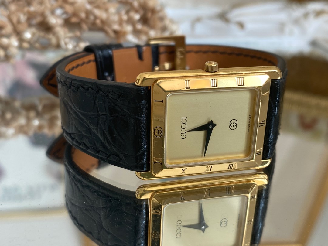 Gucci Tank White Cream Roman Vintage Wrist Watch Quartz, Luxury ...