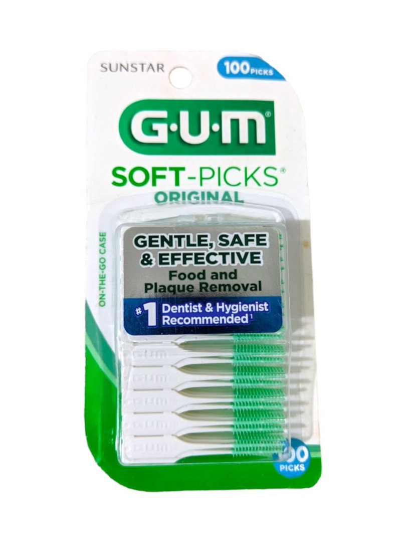 GUM Soft-Picks Original Dental Picks, Safe and Effective Plaque Removal ...