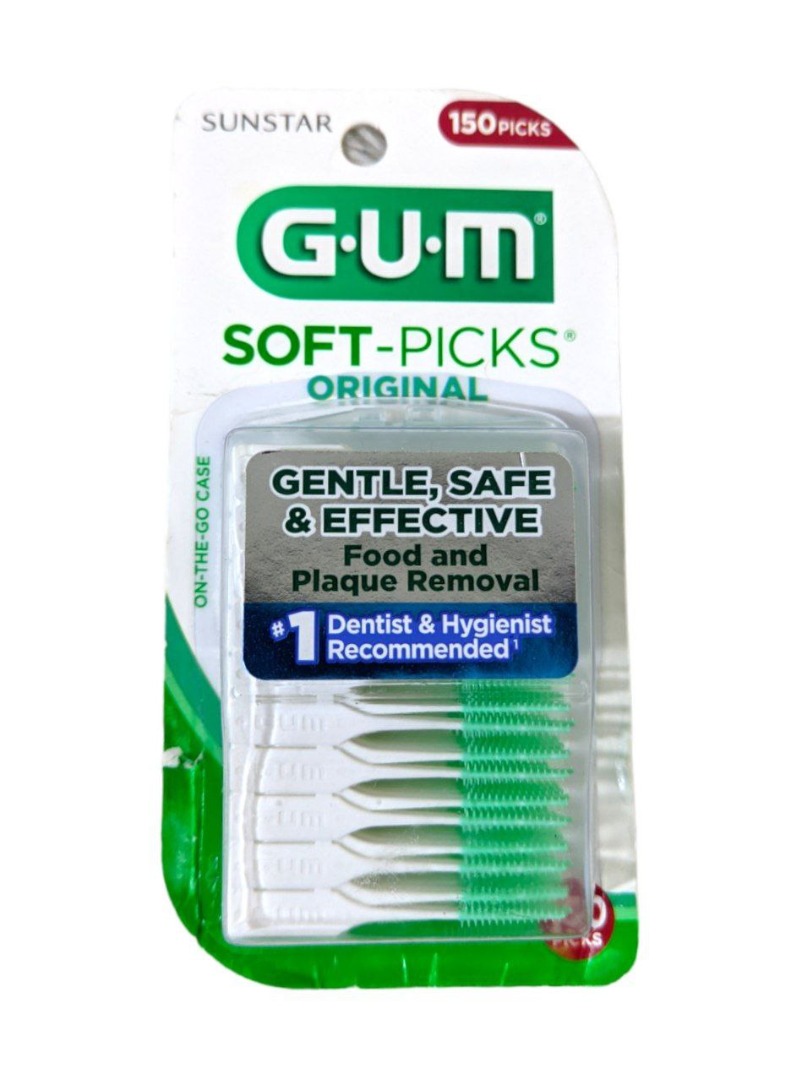 GUM Soft-Picks Original Dental Picks, Safe and Effective Plaque Removal ...