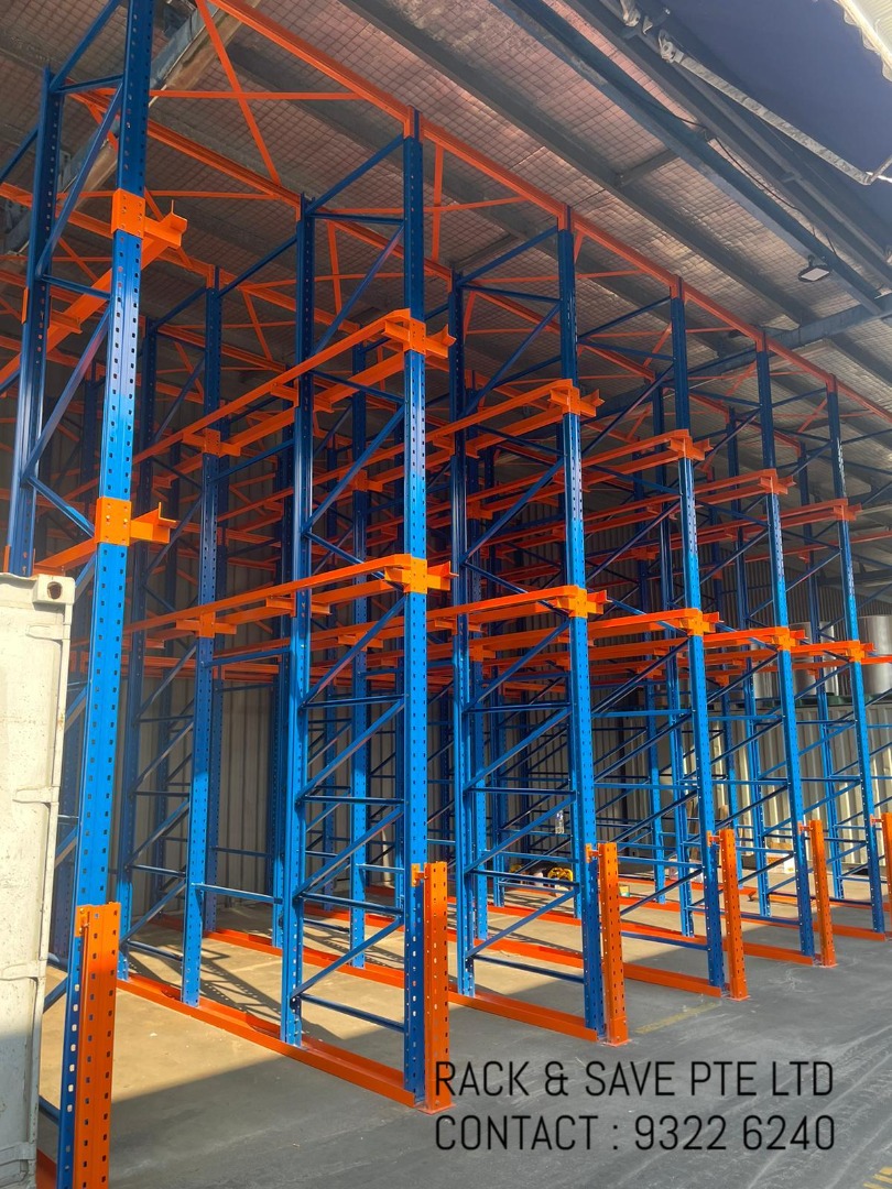 Heavy Duty Pallet Racking Drive In System, Furniture & Home Living ...