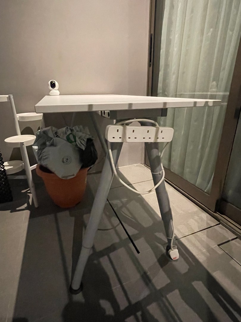 Heavy duty study table with adjustable height, Furniture & Home Living ...