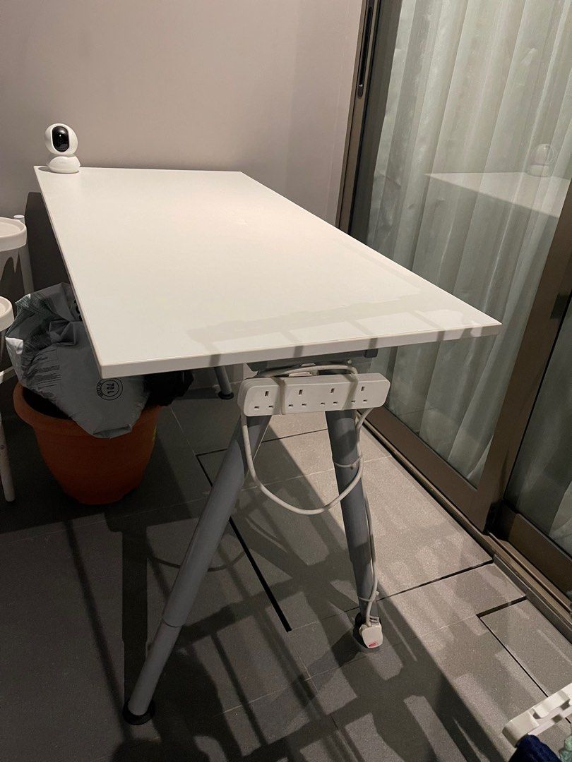Heavy duty study table with adjustable height, Furniture & Home Living ...
