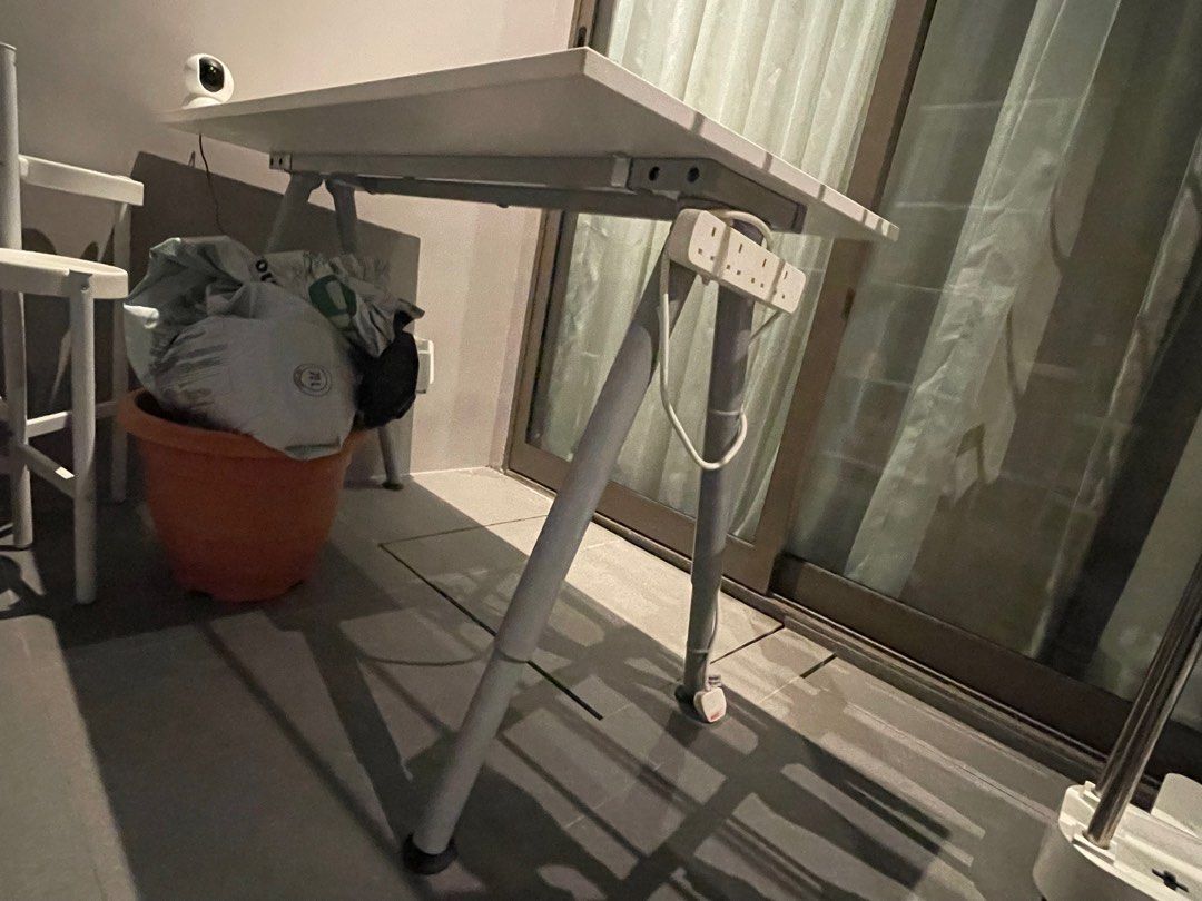 Heavy duty study table with adjustable height, Furniture & Home Living ...