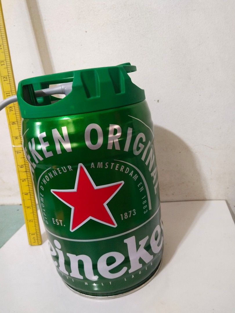 HEINEKEN 5L Mini Steel Keg for Beer (EMPTY) Man-Cave Decor/Astig ...