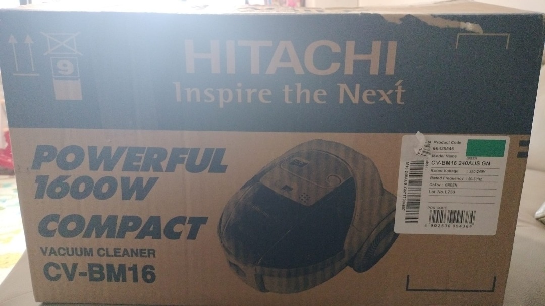 Hitachi Vacuum Cleaner: CV-BM16 Cylinder - Bagged 1600W, TV & Home ...