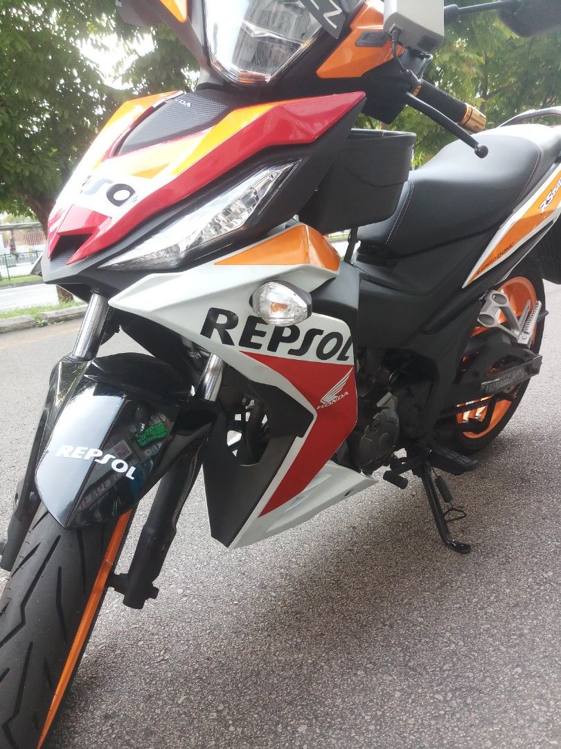 Honda RS150 REPSOL, Motorcycles, Motorcycles for Sale, Class 2B on Carousell