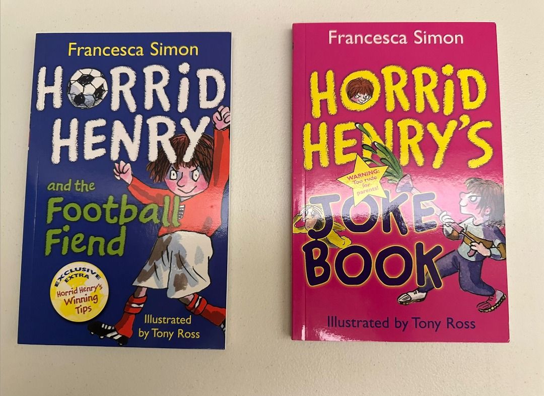 Horrid Henry by Francesca Simon - a collection, 興趣及遊戲, 書本 & 文具, 小朋友書 ...