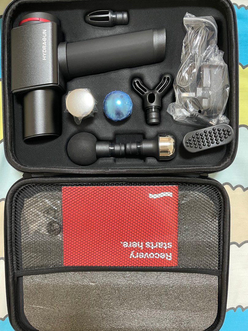 Hydragun massage gun, Health & Nutrition, Massage Devices on Carousell