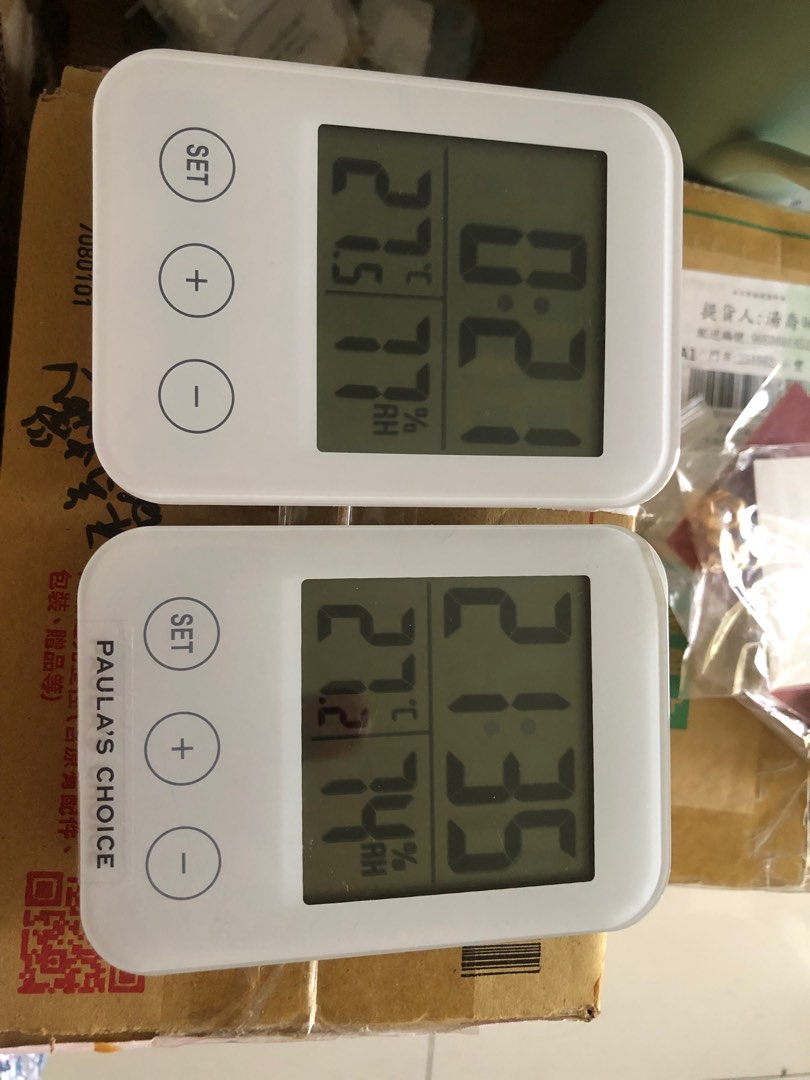 IKEA 時間電子溫濕度表, 家具及居家用品, 居家改善及收納用品, 居家改善及收納用品在旋轉拍賣