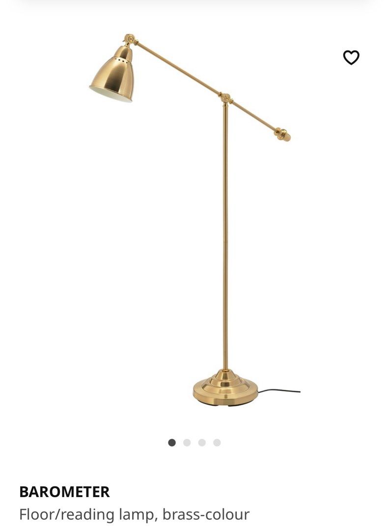 IKEA BAROMETER Floor Lamp with LED bulb remote control kit ( Dimmable ...