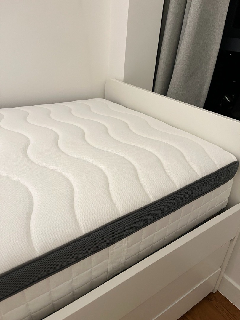 Ikea Fillan Pocket Spring Mattress (Single), Furniture & Home Living, Furniture, Bed Frames ...