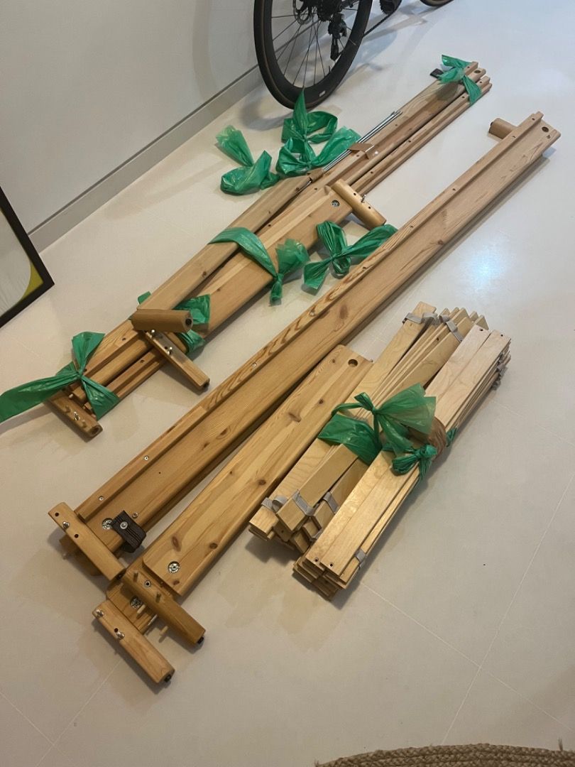 Ikea Utaker stackable single bed frame 80x200, Furniture & Home Living ...