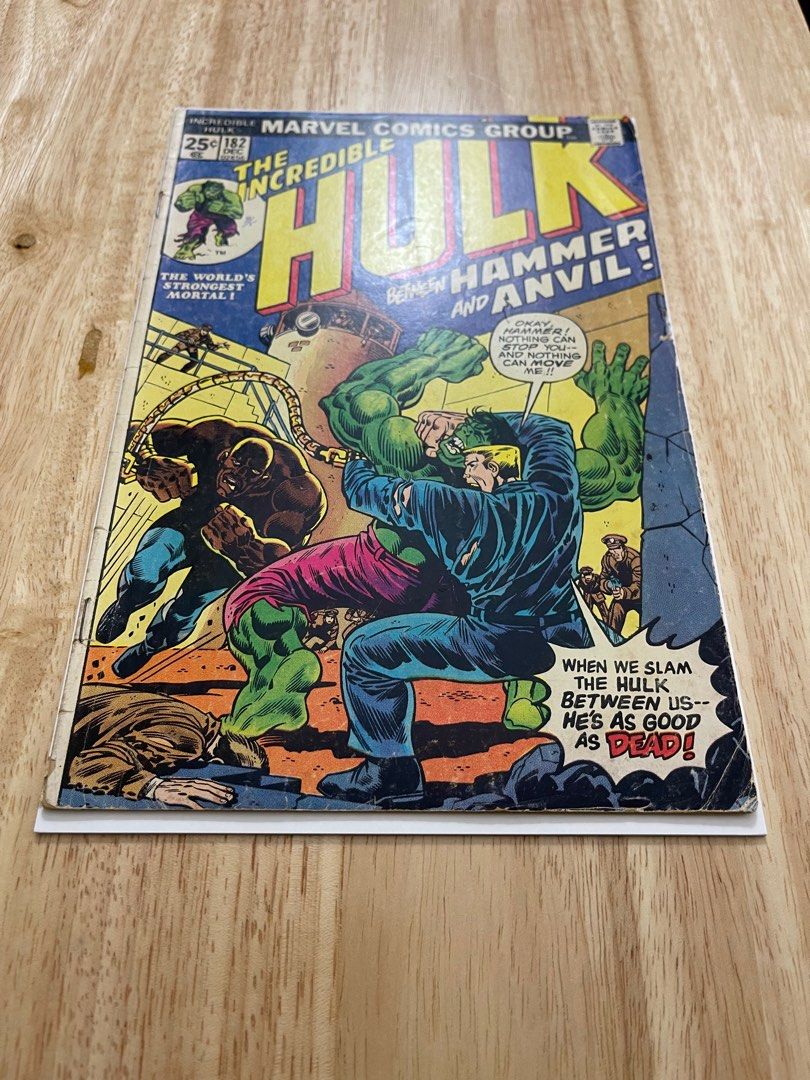 Incredible Hulk #182 (1974) 3rd Appearance of Wolverine!, Hobbies ...