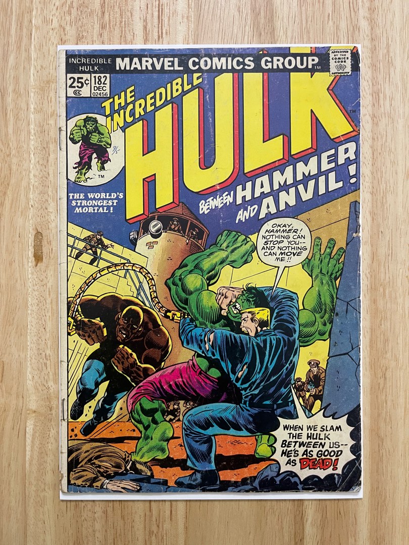 Incredible Hulk #182 (1974) 3rd Appearance of Wolverine!, Hobbies ...