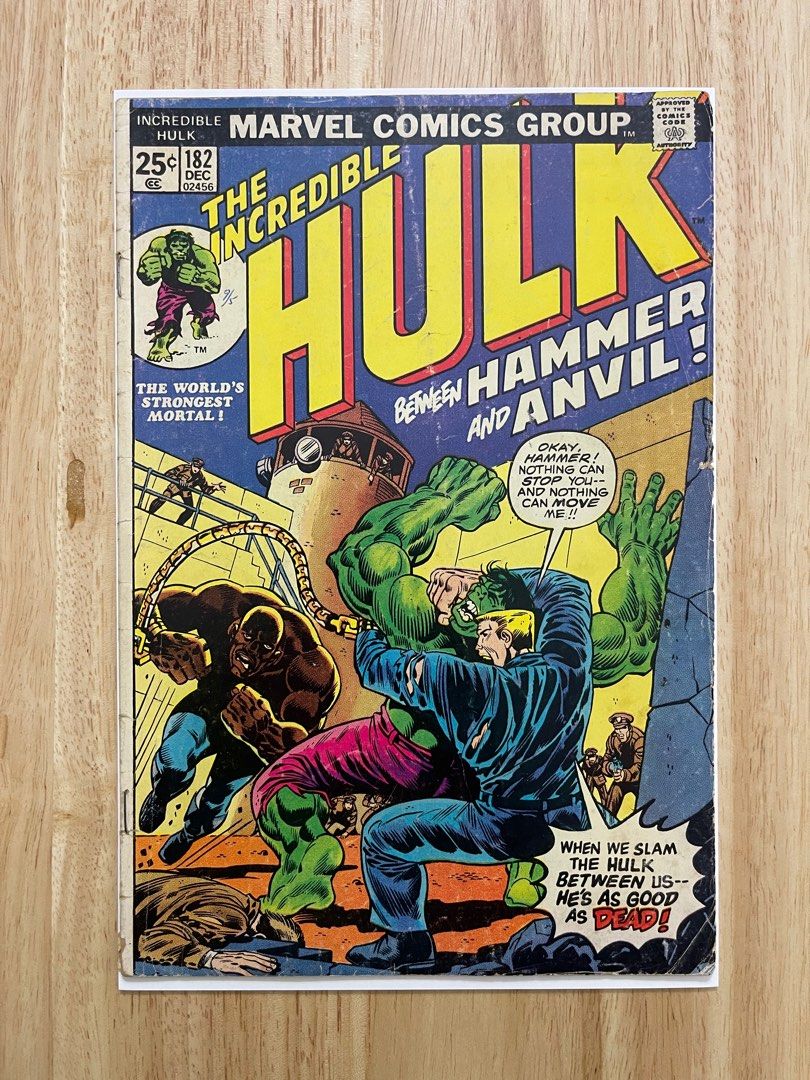 Incredible Hulk #182 (1974) 3rd Appearance of Wolverine!, Hobbies ...