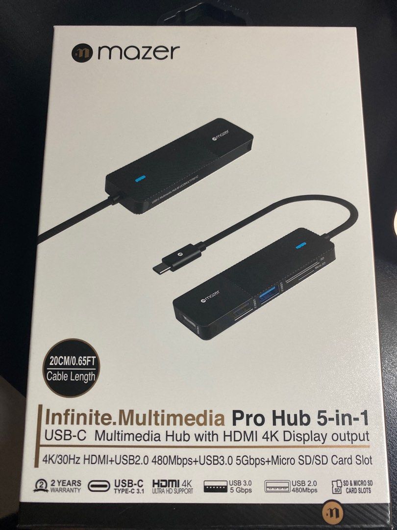 mazer infinite.multimedia pro hub 5-in-1, TV & Home Appliances, TV ...