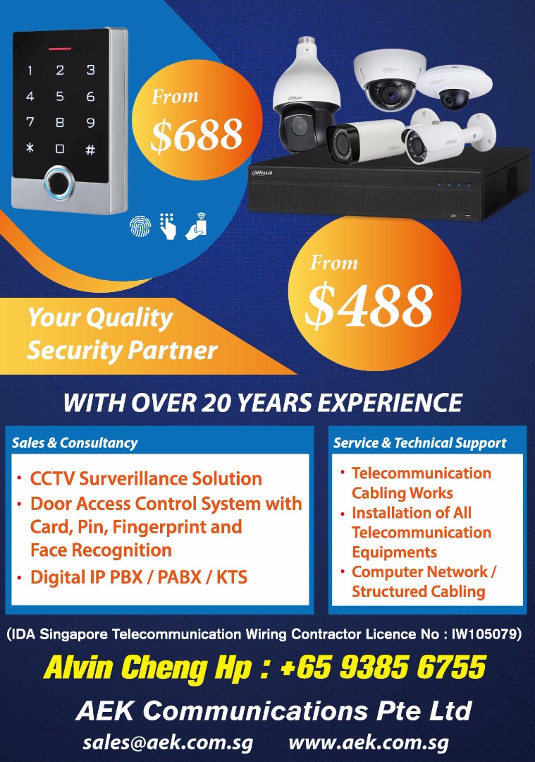 Installing CCTV, Access control systems and Telephone systems ...