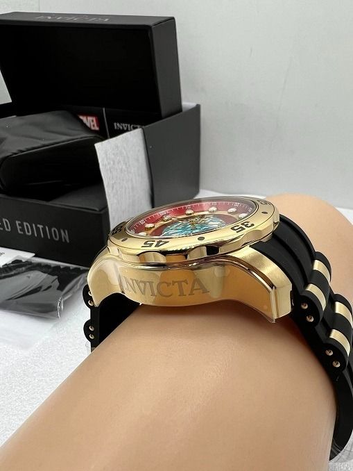 Invicta Marvel Iron Man Tony Stark Men's Watch 48mm 25701 Limited ...