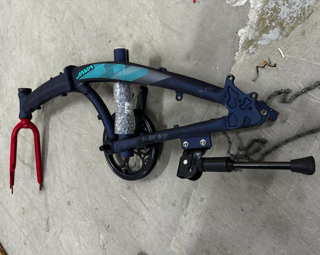 java zelo frame only bicycle frames foldable foldie fold cycle, Sports ...