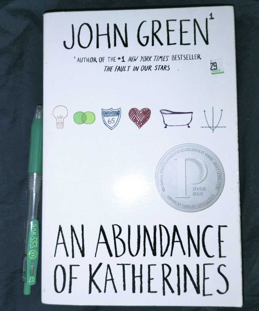 John Green An abundance of Katherines novel besteller new york English ...