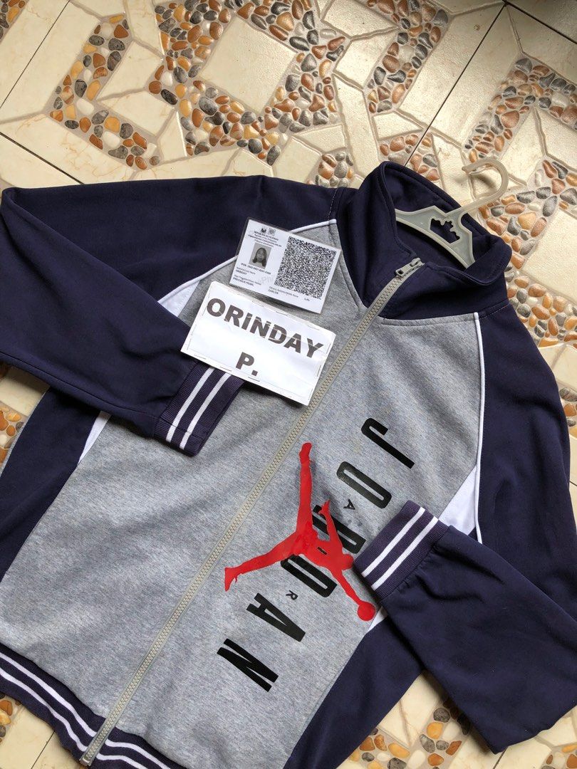 Jordan Cotton Track Jacket Big Script, Men's Fashion, Coats, Jackets ...