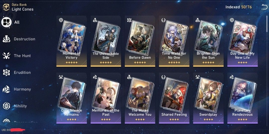 akun hsr tl 65 well build + sign, Video Game, Game di Carousell