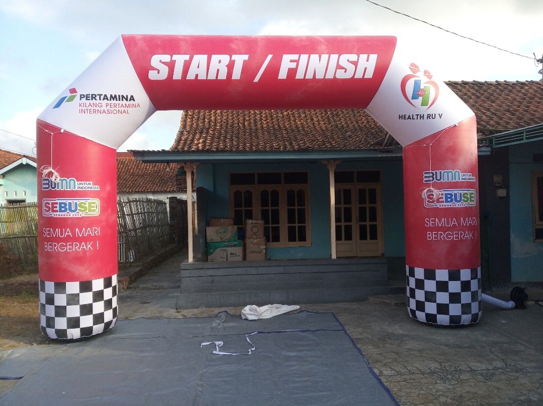 Sewa Balon Gate START/FINISH Semarang Terbaik | 082220645415, Jasa ...