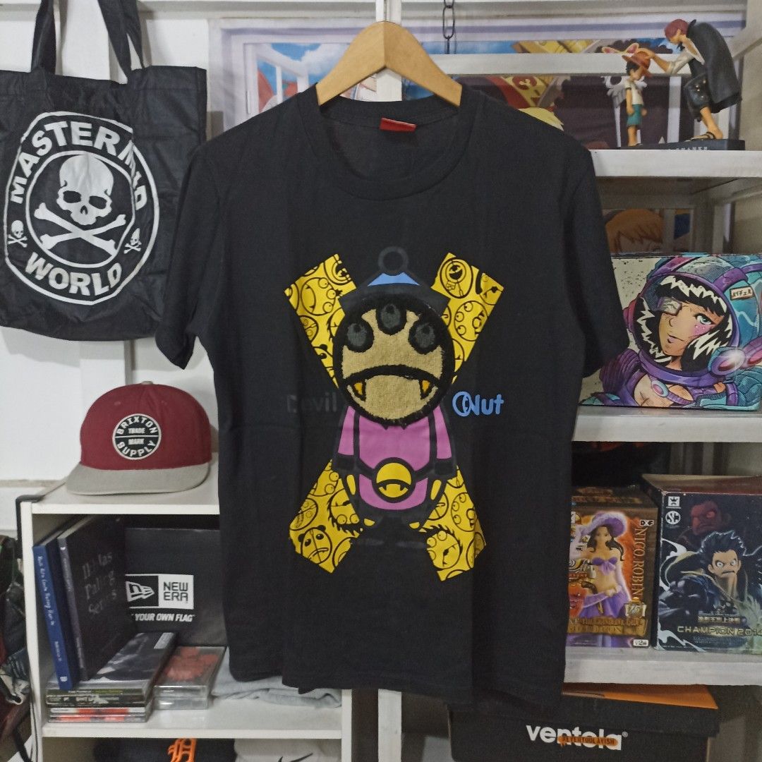 KAOS DEVIL NUT UNDER RED FLAG SECOND, Fesyen Pria, Pakaian , Atasan di ...