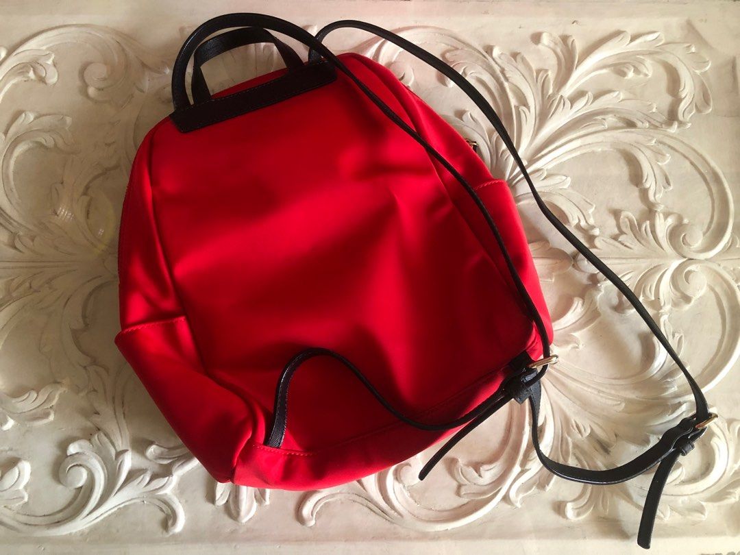 kate spade red nylon backpack, Women's Fashion, Bags & Wallets ...