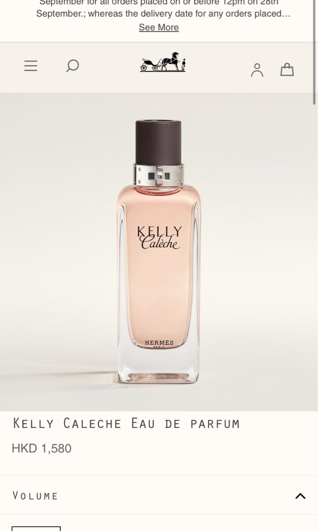 Kelly Caleche eau de parfum 100ml, 美容＆化妝品, 健康及美容 - 香水＆香體噴霧 - Carousell