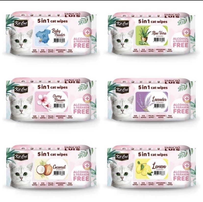 Kit Kat Cat Wipes, Pet Supplies, Homes & Other Pet Accessories on Carousell