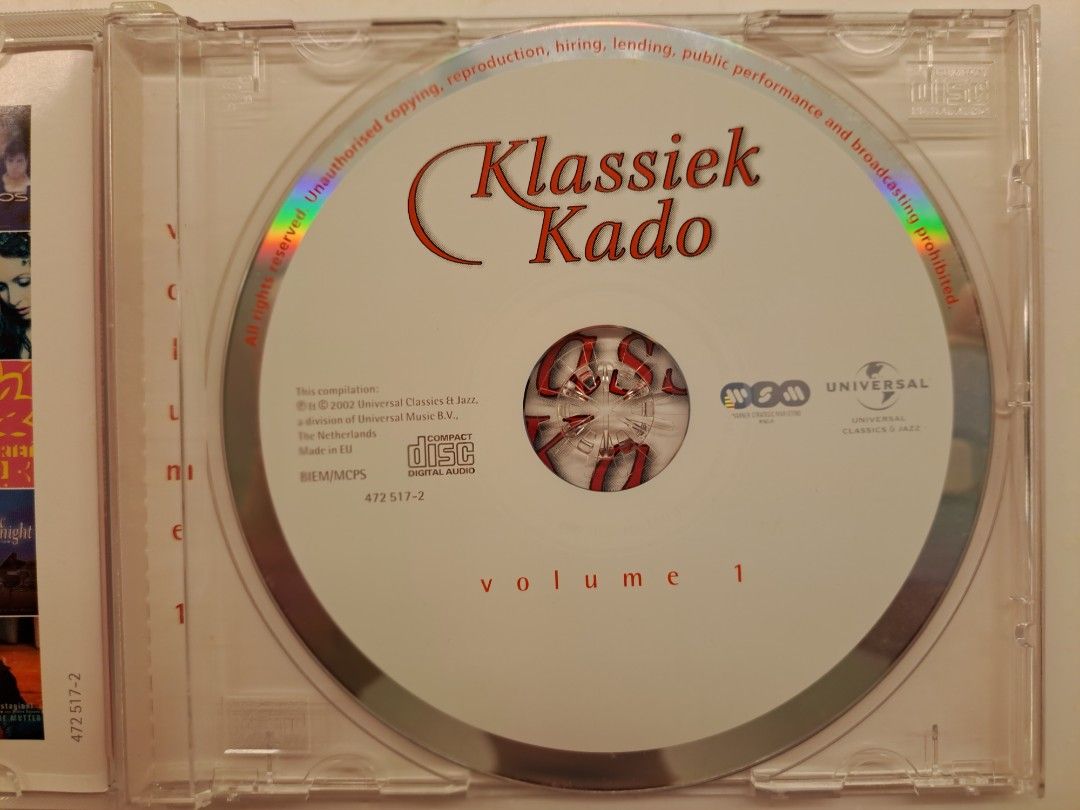 Klassiek Kado, vol.1. Sampler, compilation of vocals, jazz, pop, rock ...