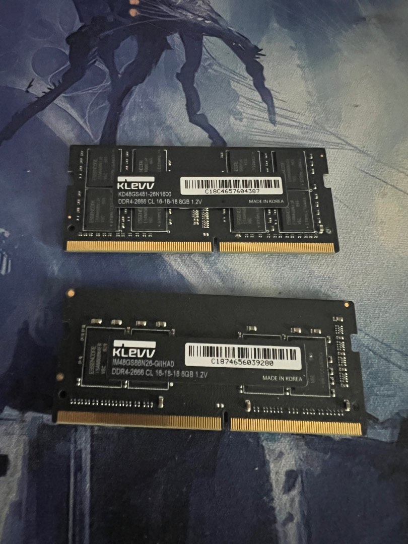 Klevv 2x8GB Laptop SODIMM Memory Ram, Computers & Tech, Parts ...
